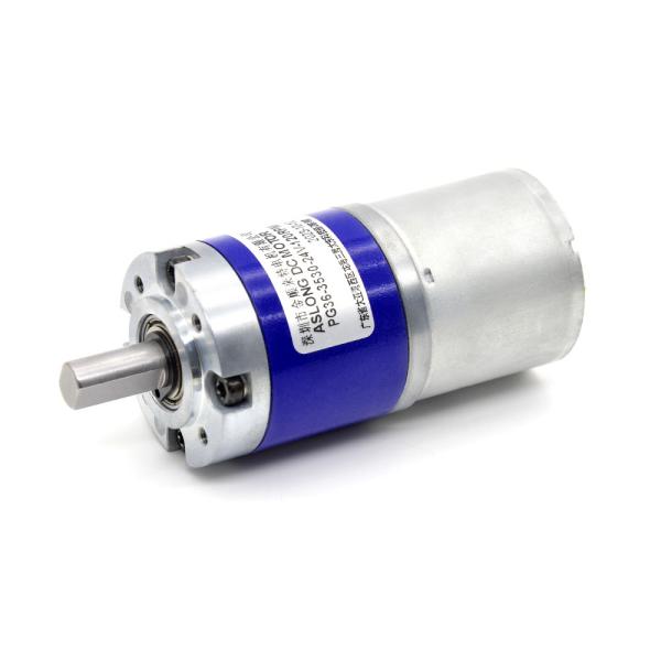Quality 12v 36mm High Torque Low Rpm Planetary Dc Gear Motor PG36-3530 36mm Planetary Gearbox Reducer Brush 3530 Motor for sale