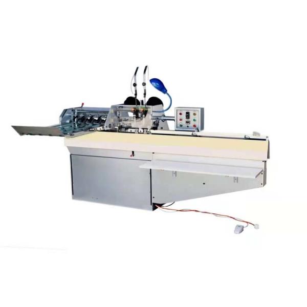 Quality DQB404-02GD Many Heads Semi-automatic Saddle Stitching Binding Folding Machine for sale
