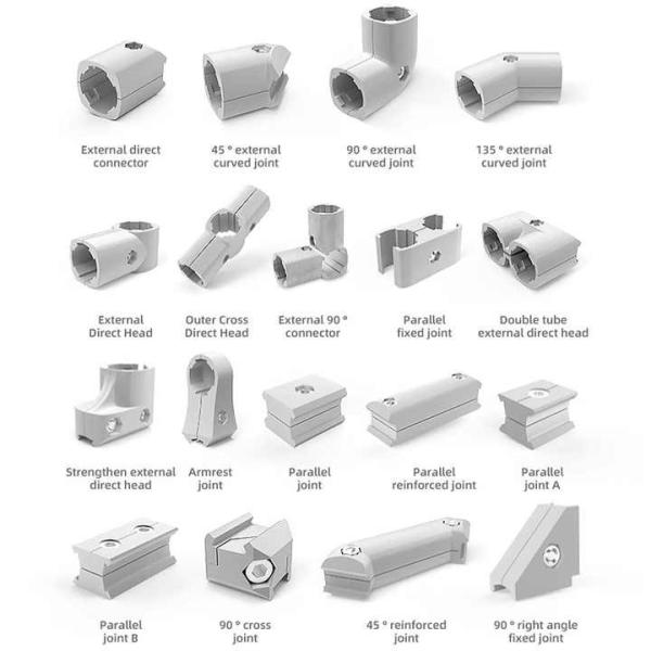 Quality DYE28-27 OD 28mm Lean Pipe Functional Fittings Special Hinge for sale
