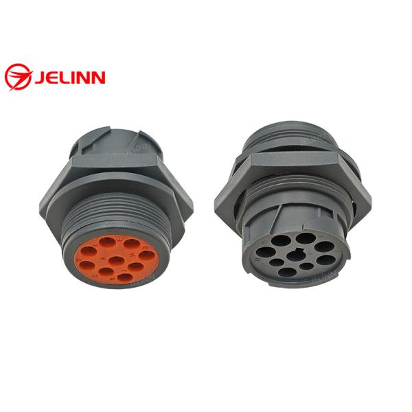 Quality Threaded Type 1 Deutsch 9 Pin J1939 Male Plug Connector with 9 Pins for sale
