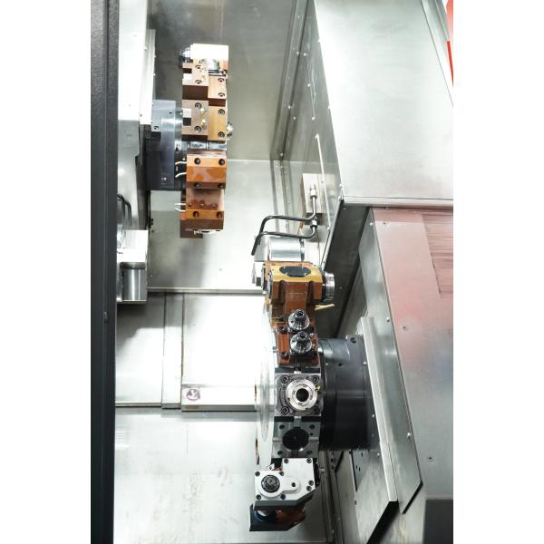 Quality Horizontal Inclined Bed Compact Cnc Lathe 4 Axis With 700W Coolant Pump Power for sale