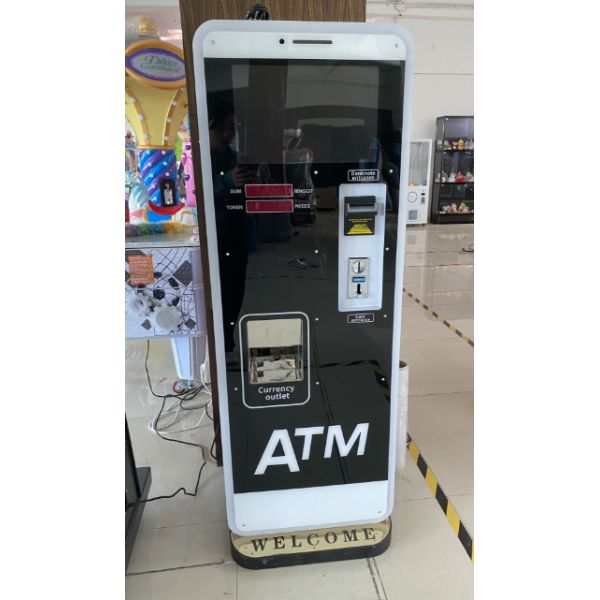 Quality ICT bill acceptor Automatic Coin Change Machine Money Changer LED Coin Exchange for sale