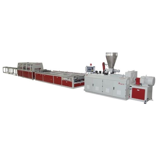 Quality Customizable Double Screw Co rotating Conical PVC Hollow Sheet Extrusion Machine for sale