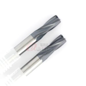 Quality 5/16" 8mm 4 Flute Roughing End Mill Aluminum HRC60 Fine Pitch For Stainless for sale