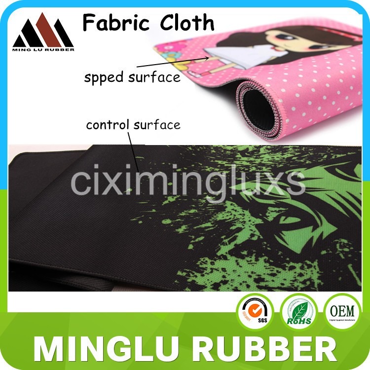 Minglu GMP-009A Rakoon Brand Anti Slip Rubber Game Mouse Pad Game mat