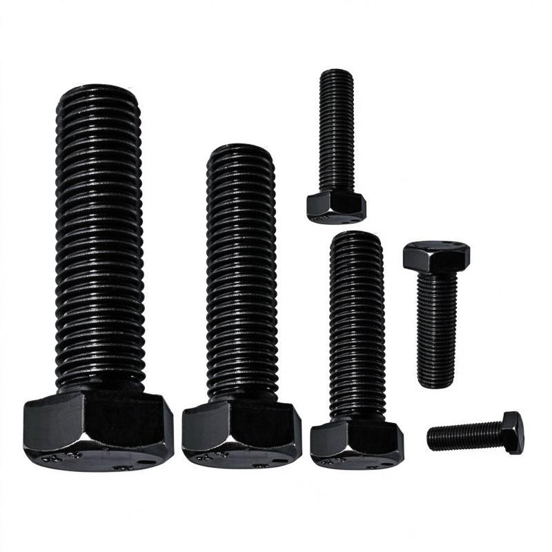 Quality Black Plating Carbon Steel Hex Head Bolt Full / Partial Thread Type Optional for sale