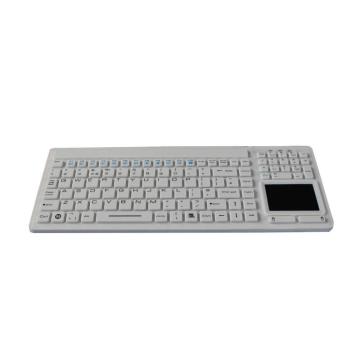 Quality PS2 Waterproof Medical Grade Keyboard 17mA With Touchpad for sale