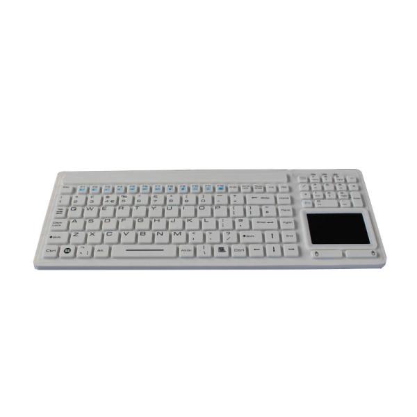 Quality PS2 Waterproof Medical Grade Keyboard 17mA With Touchpad for sale