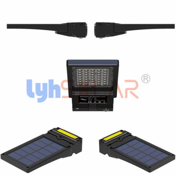 Quality ABS PC Portable Solar Lights Outdoor IP65 Waterproof IK10 Class With PIR Sensor for sale