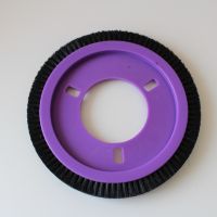 Quality Purple Color LK Stenter Machine Parts Brush Wheel Standard Quality Black Bristle Stenter Machine Parts for sale