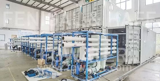Quality Compact Modular 25TPD Reverse Osmosis Water Treatment System with Space Saving Skid and Quick Install for sale