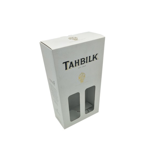 Quality Customized Corrugated Cardboard Shipping Boxes With Window , White for sale