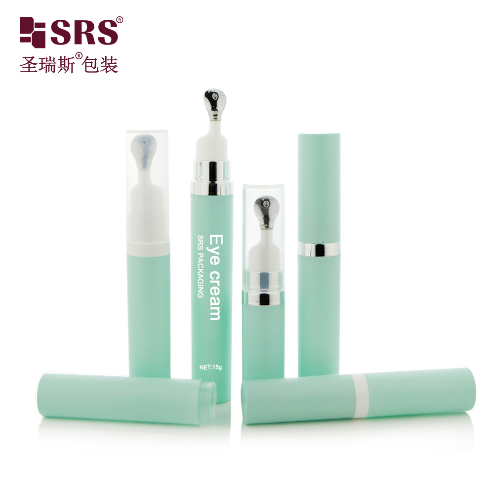 Quality A0035B 7.5ml 10ml 15ml Empty Snap On Zinc Metal Applicator Head Airless Pump for sale