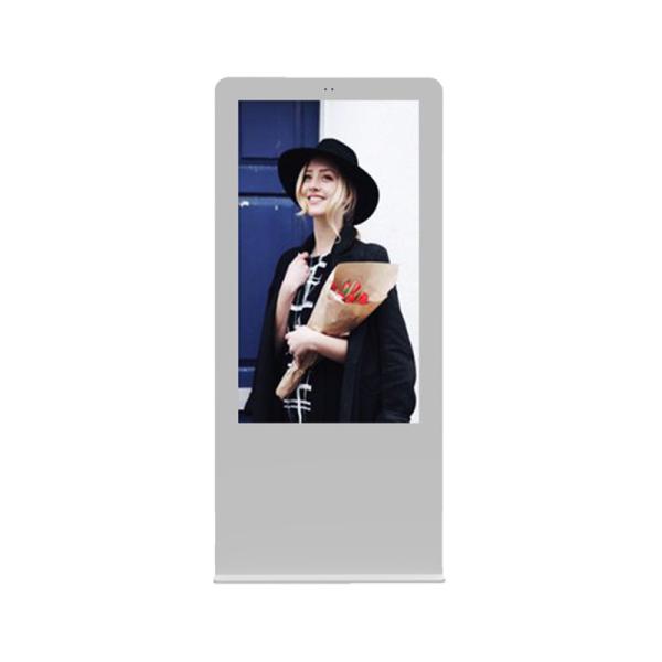 Quality Custom 43 Inch Bus Stop Digital Signage Floor Standing Installation for sale