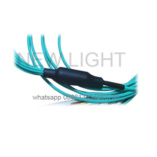 Quality 12 Core OM4 MPO MTP Cable for 40/100G Networks with MPO to LC Breakout for sale