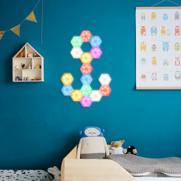 Quality 1Watt Remote Control Under Cabinet Light 4000K Honeycomb Wall Lamp for sale