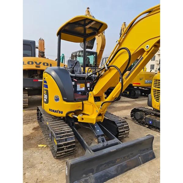 Quality Low-Hour Used Mini Crawler Second Hand Komastua PC30 3 Ton Backhoe Digger for sale