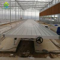Quality ABS Hydroponic Greenhouse Rolling Benches 70cm Height Plant Nursery Benches for sale