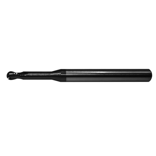 Quality 55HRC 2 Flutes Tungsten Solid Carbide Ball Nose End Mill for sale