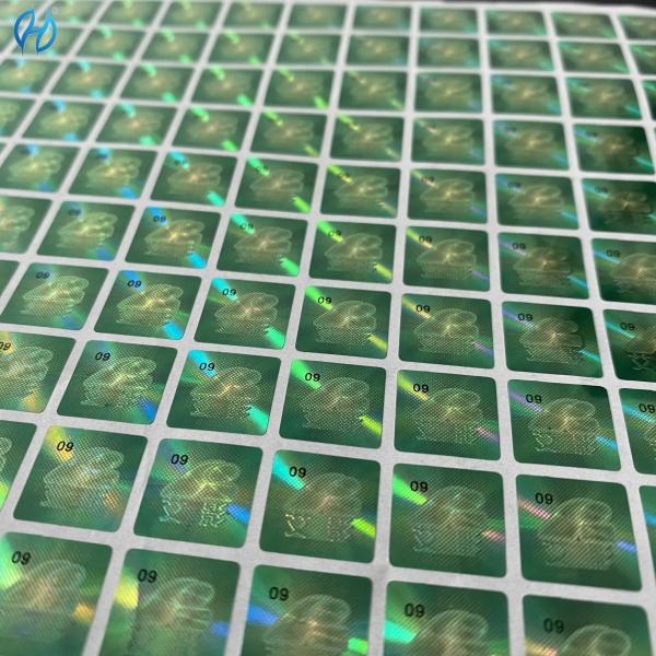 Quality Customized Security Seal Stickers Durable Paper / Vinyl / PET Material for sale