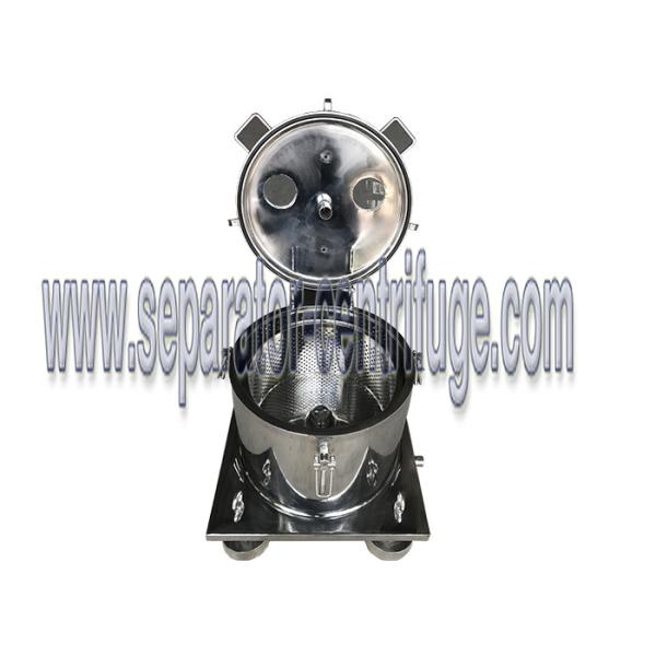 Quality Vertical Basket Centrifuge CBD Oil Extraction Machine High Efficient for sale