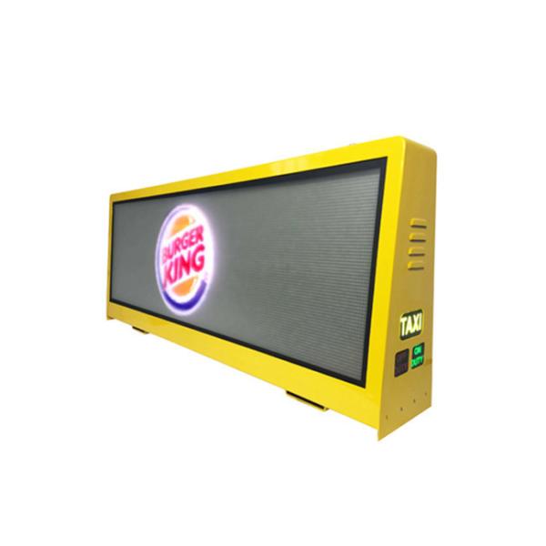 Quality 80W P4 SMD1921 Taxi Top LED Screen 5000nit 1000x360mm for sale
