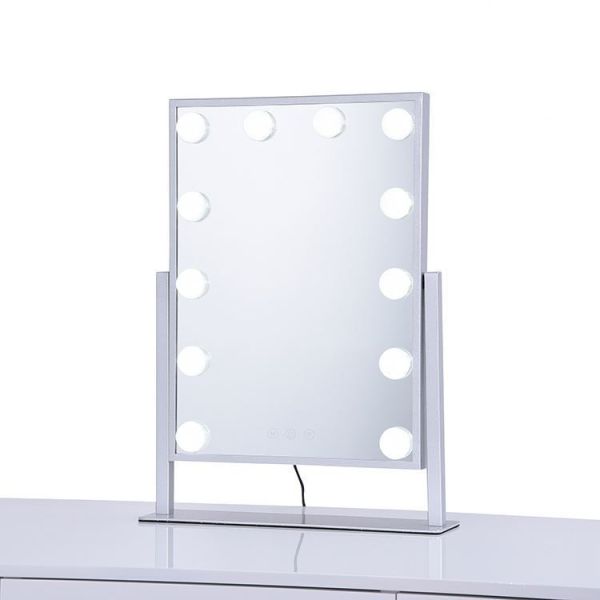 Quality OEM Durable Dressing Room Illuminated Cosmetic Beauty Vanity Mirror with LED Lights for sale