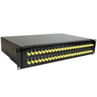 Quality 19" 2U Fiber Patch Panel Rack Mount Fixed Type 48 Core FC Adapter for sale