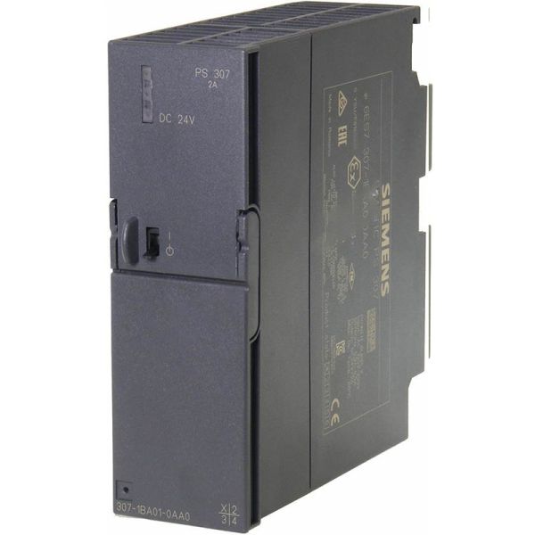 Quality SIEMENS	6ES7307-1BA01-0AA0	SIEMENS 6ES7307-1BA01-0AA0 Power Supply PS307 24 V/2 A for sale