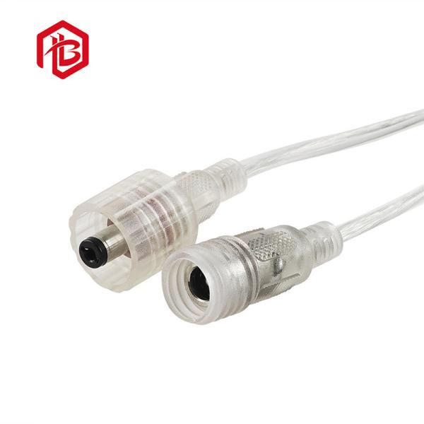 Quality Black White PVC 2 Pin Waterproof DC Connectors for sale