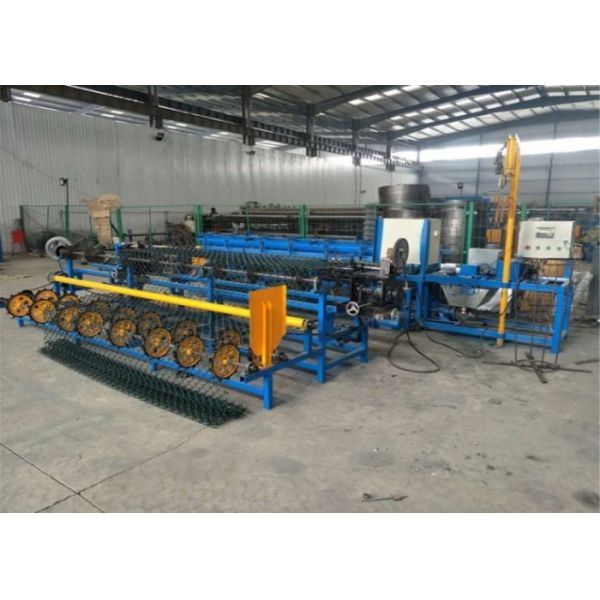Quality Low Carbon Wire Chain Link Fence Machine Woven Wire Diameter 1.5 - 4.5 MM for sale