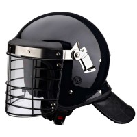 Quality Polycarbonate PC Anti Riot Helmet ABS Shell With Steel Net for sale