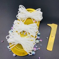 Quality Spandex Nylon Round Elastic Earloop Rope Cord String Band Tape 2.5mm 3mm 4mm 5mm for sale