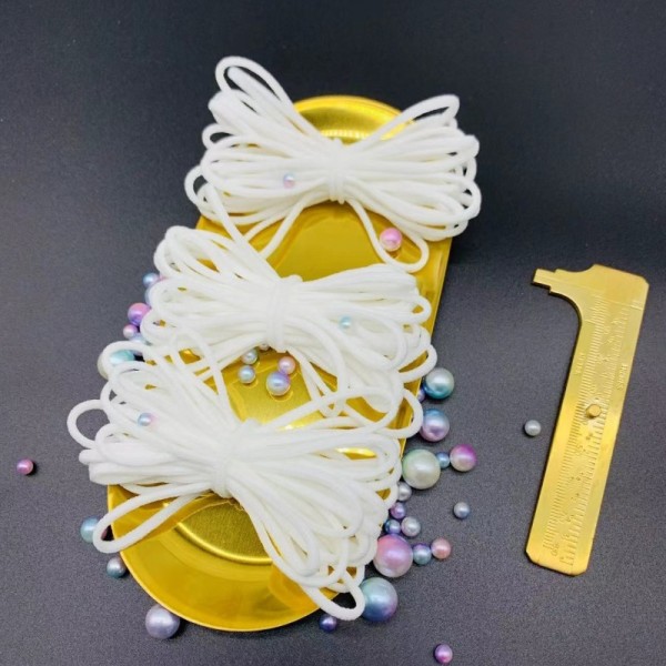 Quality Surgical Face Mask Elastic Ear Loop Length 8 Inch 2.8mm 3.0mm for sale
