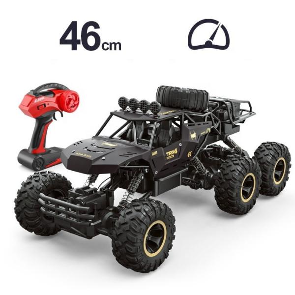 Quality Black 4WD Remote Control Car for Kids Rechargeable Electric Off Road Monster Truck Toy for sale