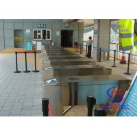 Quality Ticket management Barcode Reader turnstile entry systems for sale