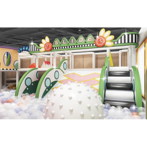 Quality Pastel Color Plastic Soft Playground Equipment Custom For Game Center for sale