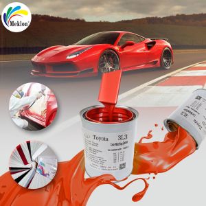 Quality Auto Paint With Meklon Toyota 3L3 Deep Red Pearl Ready Mixed Car Paint for sale