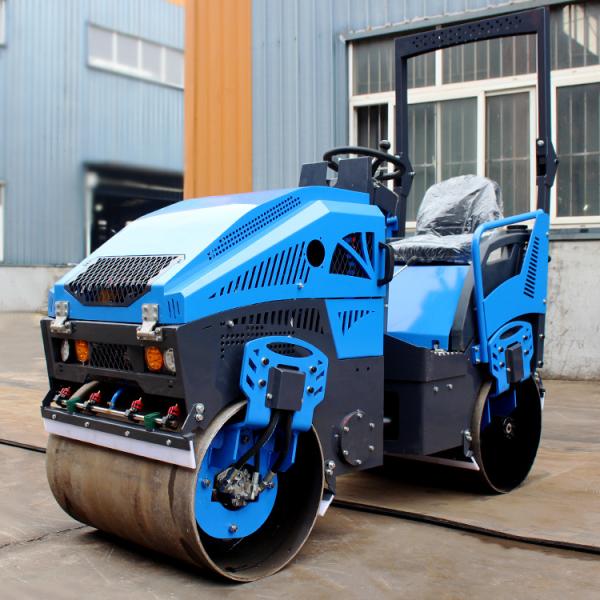 Quality Construction Machinery Manufacturer Double Drum Roller Compactor Vibratory for sale