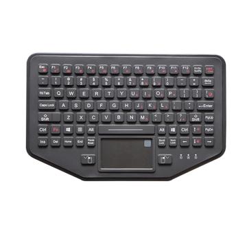 Quality Backlight Vehicle IP68 Usb Rubber Keyboard Desktop Version Industrial for sale