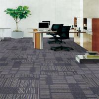 Quality Pile height 4mm 650g/sqm 50x50cm Square Tile Office Carpet in Modern Design 100% for sale