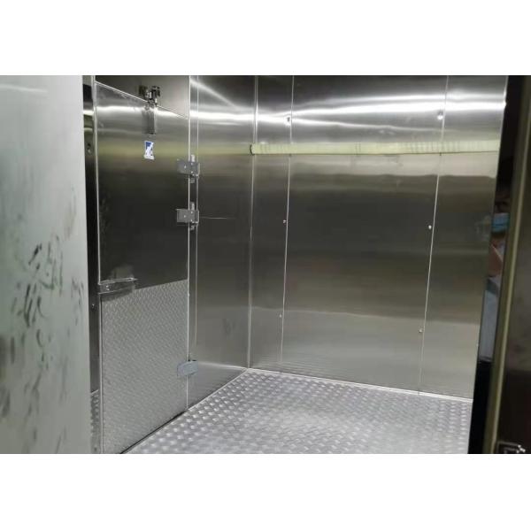 Quality Customized Hinged Door 150mm Steel Blast Chiller 42KG/M3 Density Deep Freezer for sale