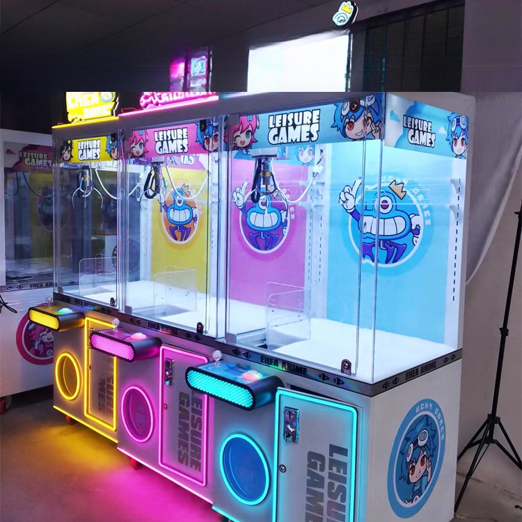 Dreamland claw crane machine close-up
