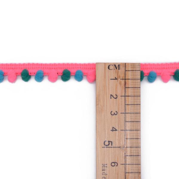Quality Water Soluble Garments 1.2cm Ball Pom Pom Trim for sale