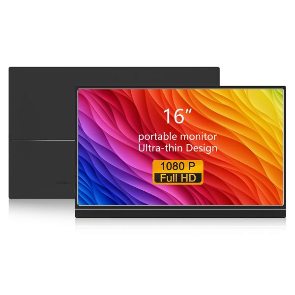 Quality Ultra Thin 1920x1080P Full HD Type C 16 Inch Portable Monitor For Laptop for sale