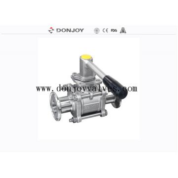 Quality Pharmaceutical DN25 Non Retention Sanitary Ball Valve for sale