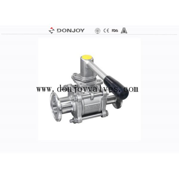 Quality Pharmaceutical DN25 Non Retention Sanitary Ball Valve for sale