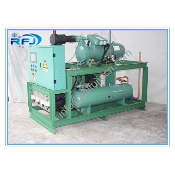 Quality Single Screw Type Compressor Refrigeration Condensing Units / Refrigerator for sale