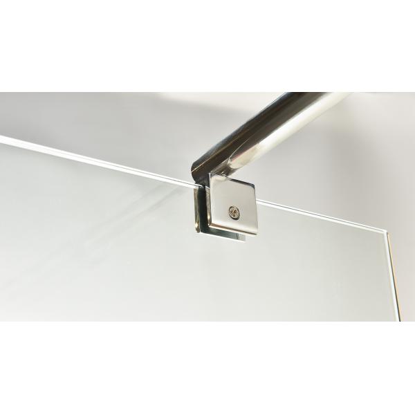 Quality 8mm Pivot Shower Screen 600x2000mm Aluminum Frame for sale