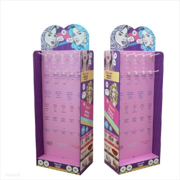 Quality custom cardboard counter top display boxes cardboard cosmetic product display for sale